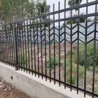 China Anti Climb Zinc Steel Garden Fence Public Park Greenbelt Protection for sale