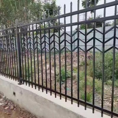 China Anti Climb Zinc Steel Garden Fence Public Park Greenbelt Protection for sale