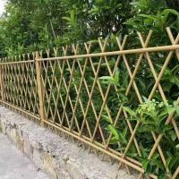 China Eco Friendly Bamboo Imitation Garden Fence Anti Corrosion Decorative Border Fencing for Villa Yard for sale
