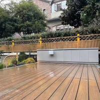 China Elegant Decorative Garden Fence Bamboo Style And Pest Resistant Modular Design for sale
