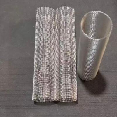 China SS304 SS316L Stainless Steel Filter Screen Cylinder And Edge Bound 1μM - 200μM for sale