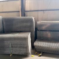 China Stainless Steel Welded Mesh Sheets 4x4 Inch 8 Gauge Heavy Duty for Mining Screen Deck for sale