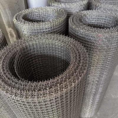 China Large Opening Stainless Steel Crimped Mesh Coarse Screening Vibrating Screen for Mining Stone Primary Selection for sale