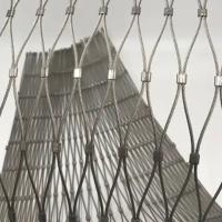 China 50mm Mesh Opening Stainless Steel Wire Rope Mesh for Zoo Animal Enclosure and Wildlife Protection for sale