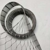 China 50mm Mesh Opening Stainless Steel Wire Rope Mesh for Zoo Animal Enclosure and Wildlife Protection for sale