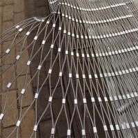 China Architectural Stainless Steel Wire Rope Mesh with Modern Design for Building Decoration and Facade Applications for sale
