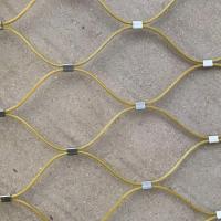 China SS316L Stainless Steel Wire Rope Mesh — Ferruled Cable Netting for Stair Railing Infill and Balustrade Safety Custom Panel Sizes for sale