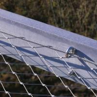 China Heavy‑Duty 304 Stainless Steel Wire Rope Mesh 80×80mm Anti ‑ Tear Cable Net For Rock Slope Mine Fallen Rock Protection Barrier for sale
