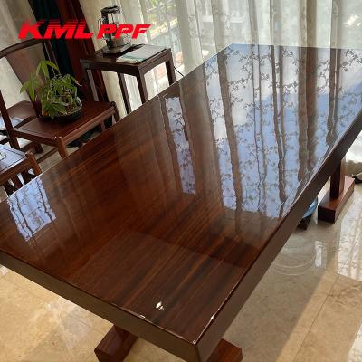 China Anti Yellowing Furniture Protective Film Self Healing Gloss Hydrophobic Paint Protection for sale