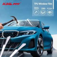 China High Definition TPU Anti-Shatter and Anti-Scratch Car Window Protection Film Self Healing UV Proof Roll for Windshield for sale