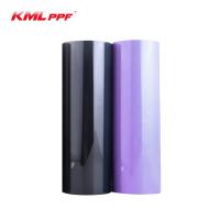 China 30cm*10m Photochromic TPU Car Lamp Film Clear to Black Car Headlight Film for sale