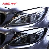 China 30cm*10m Photochromic TPU Car Lamp Film Clear to Black Car Headlight Film for sale