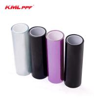 China 30cm*10m Photochromic TPU Car Lamp Film Clear to Black Car Headlight Film for sale