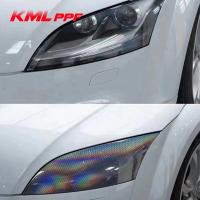 China COLORFUL CAR HEADLIGHT FILM 30CM*10M ROLL SIZE CAR HEADLIGHT LAMP FILM for sale