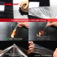 China Light Gray Car Headlight Vinyl Wrap Removable 6.5mil Blue Tint Film For Headlights for sale