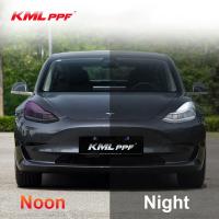 China Anti Scratch Photochromic Tint Film 2.5KG Purple Transparent Colored Window Film for sale
