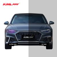 China Anti Scratch Headlight Tint Film 30cm X 15m Photochromic  Headlight Wrap Film for sale