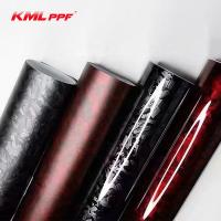 China Kmlppf Forged Carbon Fiber PET Series Anti-Scratch Color-Changing Vinyl Film Wrap Decoration for Cars for sale