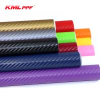 China 3D Carbon Fiber Film Anti Scratch Heat Healing Carbon Fiber Gloss Wrap Film for sale