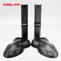 China 6D PPF Carbon Fiber Gold Surface Car Vinyl Wrapping Film 6.5mil for sale