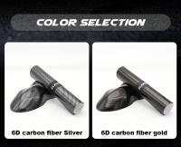 China 6D PPF Carbon Fiber Gold Surface Car Vinyl Wrapping Film 6.5mil for sale