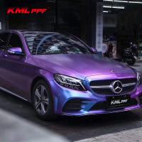 China KML Popular Vinyl Wrap Chameleon Series PET PPF 7.5mil Self Healing Color Changing UV Proof Anti Scratch Car Body PPF for sale