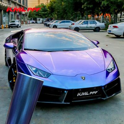 China KML  Ash Vinyl Wrap Chameleon Series 7.5mil Self Healing Color Changing UV Proof Anti Scratch Car Body for sale