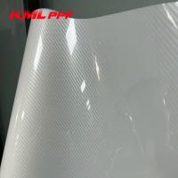 China Luxury Clear Wrap Car Protection 7.5 Milv PET Clear Coat Wrap For Cars for sale