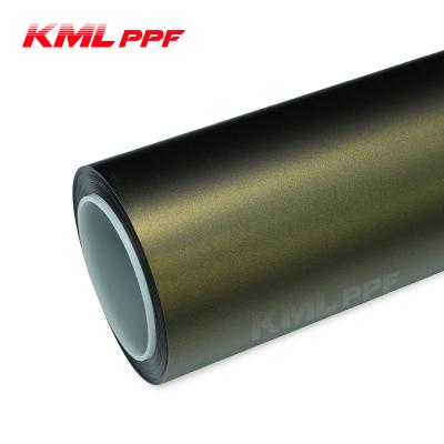 China 10 Mil Self-repairing Change Car Body Color Satin Green Gold No Marking TPU PPF Paint Protection Film TPU Film for sale