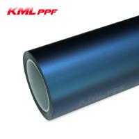 China KML Color change film Matte Magic Flame Dark Night Blue Self-repairing TPU PPF Paint Protection Film Color Changing Film for sale