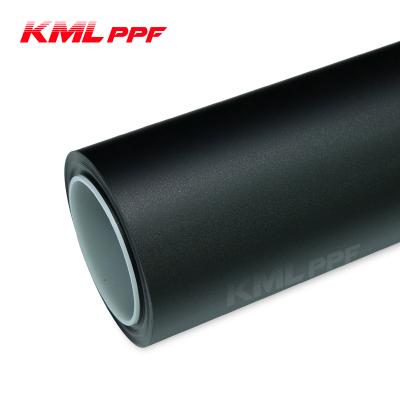China 6.5Mil 7.5Mil Tpu Ppf Auto Paint Protection Film Matte Interstellar Black  Self Adhesive for sale