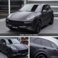 China 6.5Mil 7.5Mil Tpu Ppf Auto Paint Protection Film Matte Interstellar Black  Self Adhesive for sale