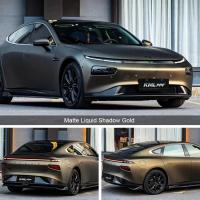 China Liquid Gold Matte Clear Vinyl Wrap Car Tpu Lamination Film Anti Fouling for sale
