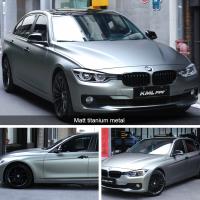 China Matte Auto Paint Protection Film Titanium Metal Self Healing Window Tint Ppf Matte Wrap for sale