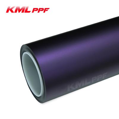China Self Repairing Vinyl Wrap Transparent Uv Protection Midnight Purple Scratch Protection Film for sale