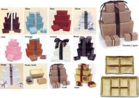 China Double Ballotin Candy Boxes , Matt Lamination Art Paper Box Packaging for sale
