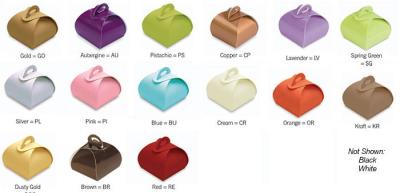 China Luxury  Colorful Single Truffle Totes Deluxe Boxes UV Coating for sale