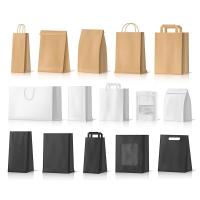 China Varnishing Custom Printed Paper Bags Square Bottom Bags for clothing shoes for sale