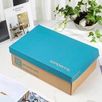 China Custom Printed Shoe Box Paper Packaging Recyclable 4c Offset Printing for sale
