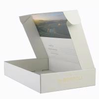 China craft paper Empty Cardboard Shoe Box Recyclable For Shipping Goods for sale