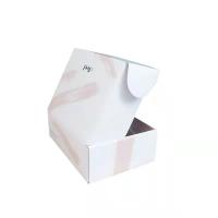China Plain Recycled cardboard Shoe Packaging Box UV Coating Embossing for sale