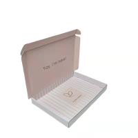 China Plain Recycled cardboard Shoe Packaging Box UV Coating Embossing for sale