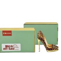 China Rigid Fancy Packaging Box For Underwear Stackable Shoe With Uv Logo for sale