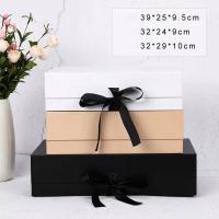 China Rectangle Cardboard Shoe Boxes CMYK Printing With Magnetic Closure for sale