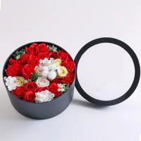 China Custom Paper Tube Packaging Recyclable Round Flower Box Coated Paper for sale