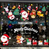 China Christmas New Year Seal Sticker Label Glass Window Door Uv Transfer Sticker Waterproof for sale