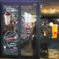 China Christmas New Year Seal Sticker Label Glass Window Door Uv Transfer Sticker Waterproof for sale
