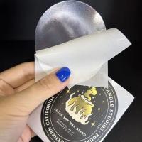 China CMYK Color Print Bottle Packaging Label Custom Logo for industries for sale