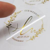 China Candle Packaging Seal Sticker Label Paper Material Customized Shape for sale