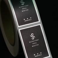 China OEM Perfume Bottle Sticker Label Custom Logo CMYK Print Die Cut Stickers for sale